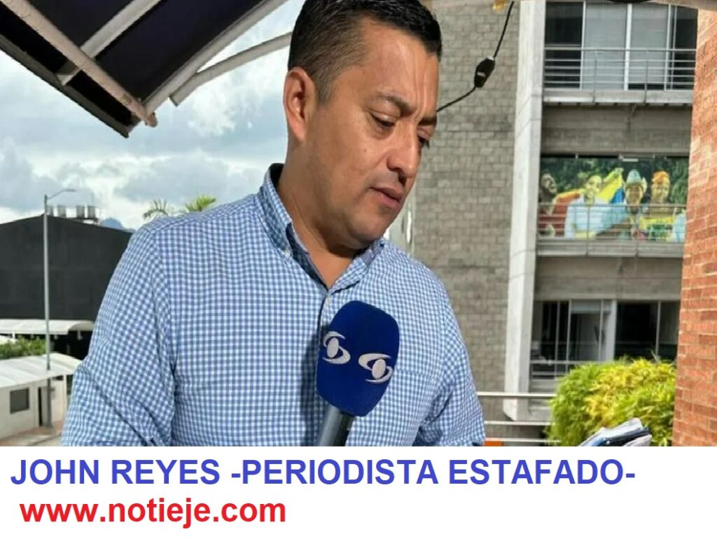 ESTAFAN A PERIODISTA JOHN REYES. (Fuente: Caracol Noticias). – Notieje.com